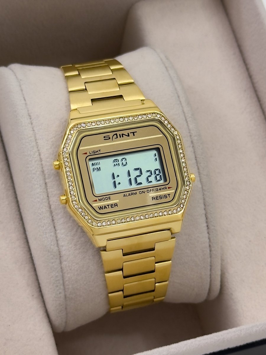 Reloj Saint Digital 'Retro Glam' Original – 24K RELOJES